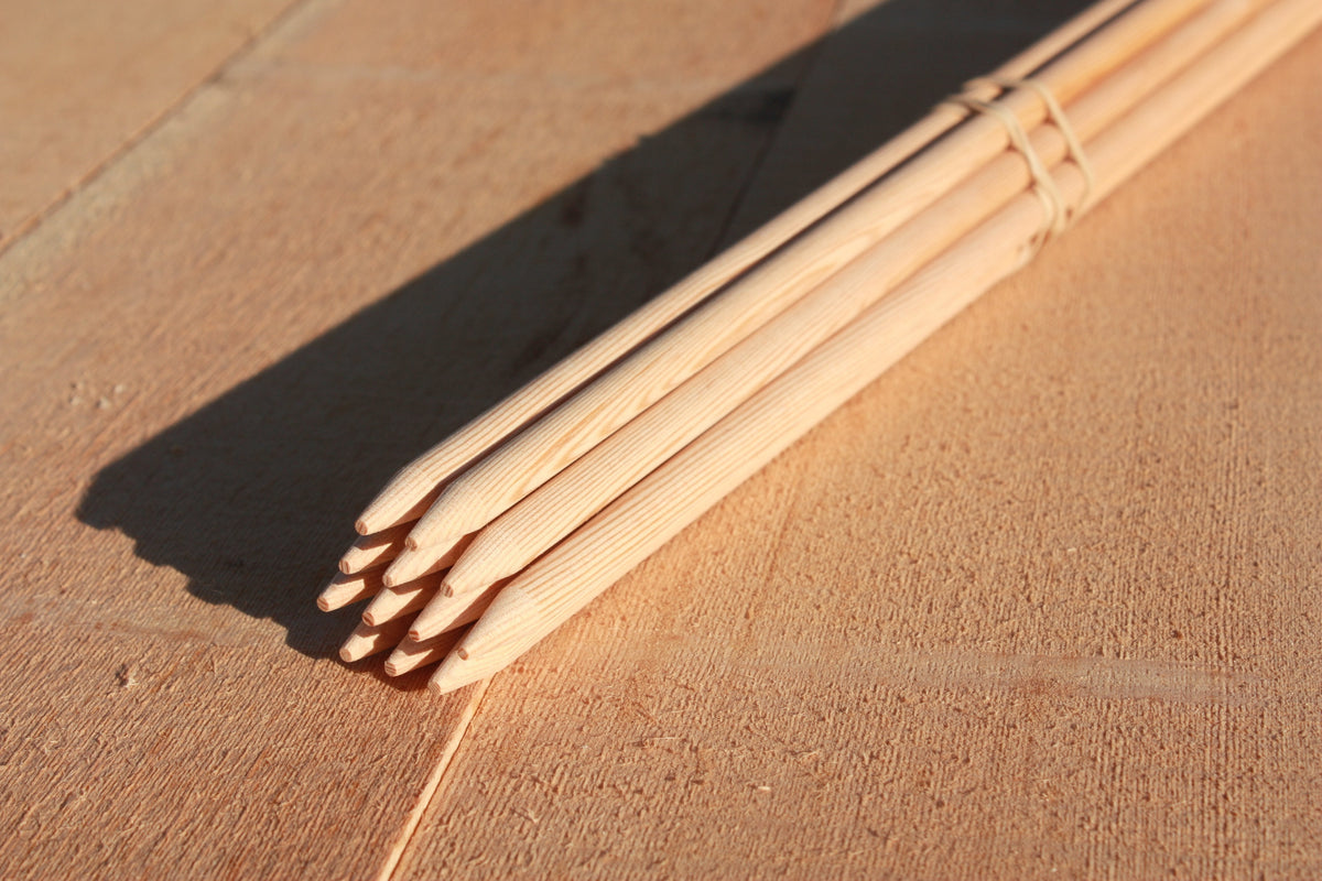 Premium Tapered Wood Arrow Shafts, Doug-fir 23/64" tapered to 5/16 ...